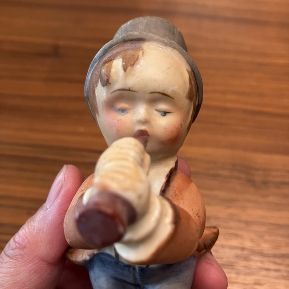 Not sure | Art | Vintage Boy With Flute Serenade Porcelain Ceramic ...